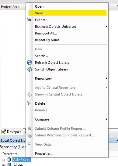 2867298 Datastore Edit Option Is Not Available And Unable To Create New Datastore In Sap Data