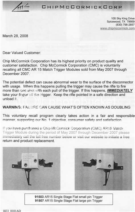 Cmc Drop In Trigger Question Ar Discussions Ar15 Com