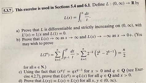 Solved 5 3 7 This Exercise Is Used In Sections 5 4 And 6 1 Chegg Com
