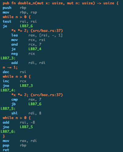 GitHub Gnzlbg Cargo Asm Cargo Subcommand Showing The Assembly Or Llvm Ir Generated For Rust Code