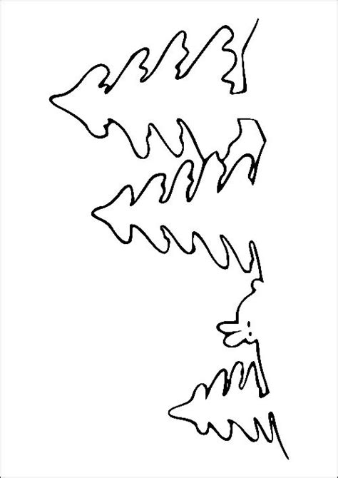 Шаблон елки для вырезания из бумаги: скачать и распечатать — 3mu.ru ...