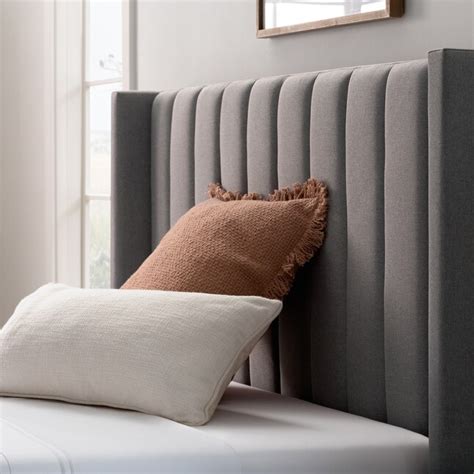 Brookside Adele Stone King Upholstered Bed In The Beds Department At