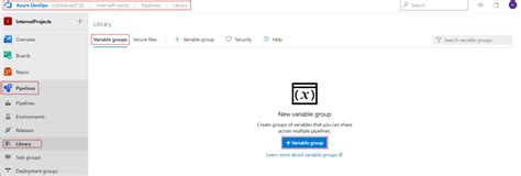 How To Declare Variable Groups Once In Template And Use In Multiple