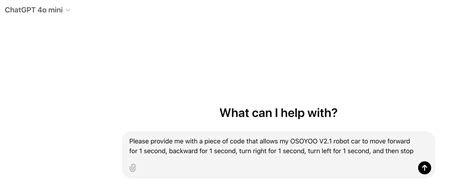 Lesson 7 How To Use Chatgpt Or Other Ai Tool To Do Osoyoo V21 Robot