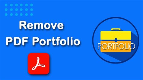 How To Remove Pdf Portfolio In Adobe Acrobat Pro DC YouTube