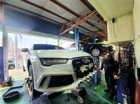 인천 연수구 동춘동 송도동 연수동 청학동 수입차 정비소 아우디 A7 전자식 오무기어 Eps모듈 파워스티어링 재생 수리