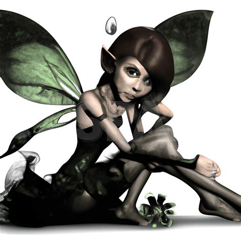 Gothic Tinkerbell 8k Hyper Realistic Illustration · Creative Fabrica