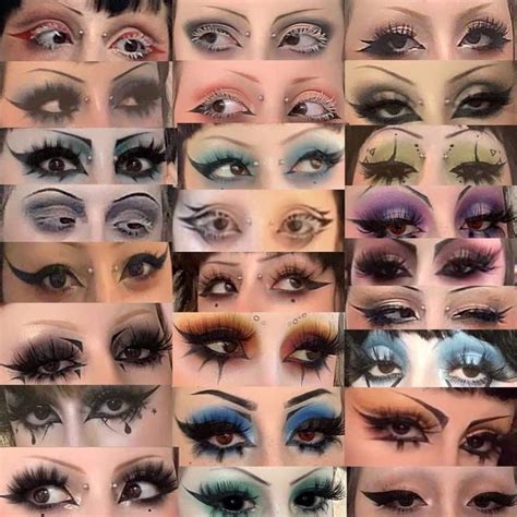 Pin By Sabrina Mariee On Makeup Goth Eye Makeup Punk Makeup Emo Makeup
