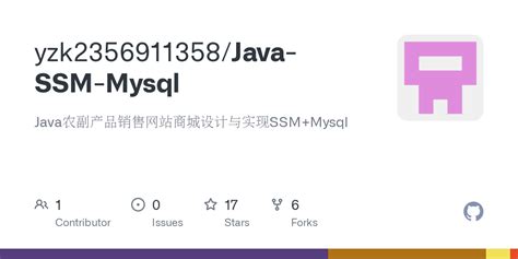 GitHub yzk2356911358 Java SSM Mysql Java农副产品销售网站商城设计与实现SSM Mysql