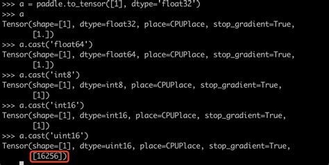 【paddle cast】转换为 unit16 时的bug · issue 34927 · paddlepaddle paddle · github