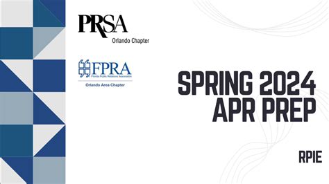 Apr Workshop Rpie Part 2 Implementation And Evaluation Prsa Orlando Chapter