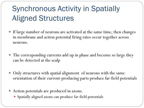 Ppt Electrophysiology I Chapter 1 Electric Fields Of Synchronous Neural Activity Powerpoint