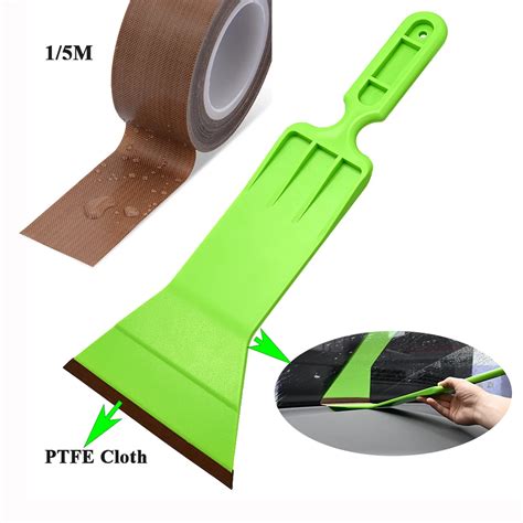 Foshio 자동차 앞 유리 필름 설치 윈도우 틴트 솔라 포일 비닐 포장 롱 스퀴지 불도저 와이퍼 청소 도구 15m Ptfe Aliexpress