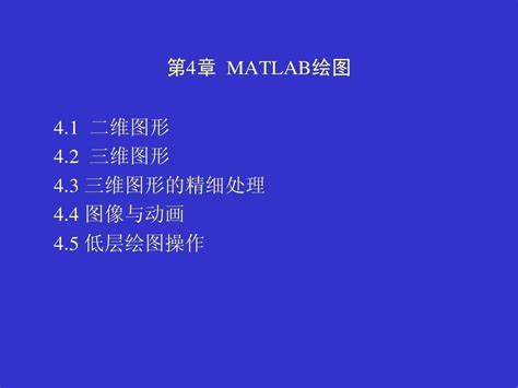 第 章 MATLAB绘图 word文档在线阅读与下载 无忧文档