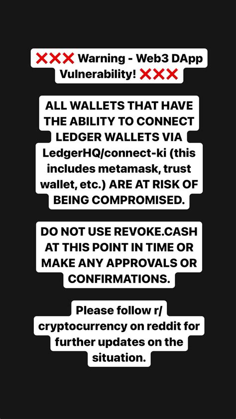 warning web3 dapp vulnerability r polker pkr