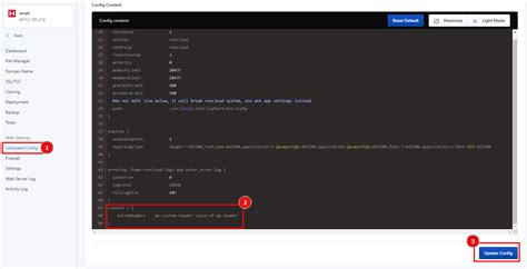 Adding Response Headers On OpenLiteSpeed Servers RunCloud Docs