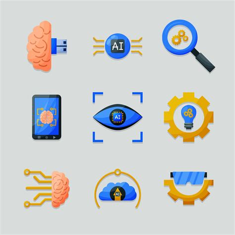Future Technology Artificial Intelligence Icons 9390131 Vector Art At Vecteezy