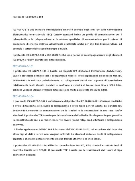 Protocollo Iec 60870 Pdf