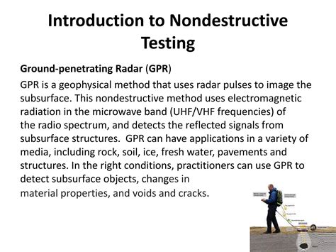 Introduction To Nondestructive Testing Pptx