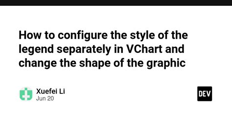 how to configure the style of the legend separately in vchart and
