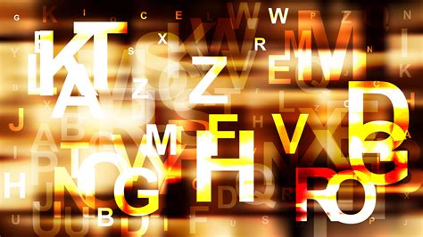 Overlapping Letters Abstract Background