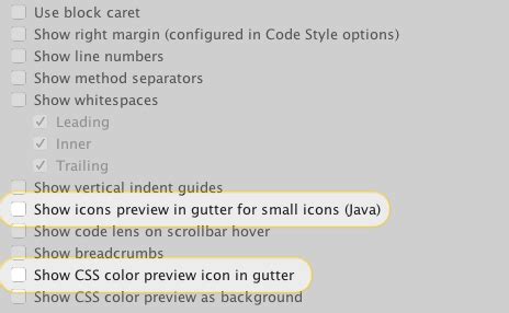 Android Studio Disable Gutter Stack Overflow