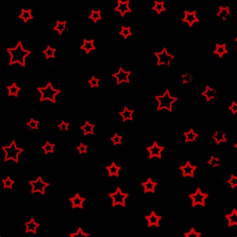 Red Stars On Black Background Wallpaper