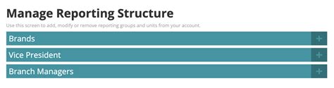 Manage Reporting Structure Clearlyrated