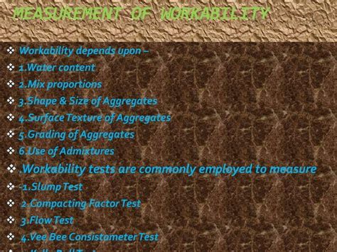 Test Of Concrete PPTX