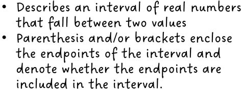 Interval And Set Builder Notation