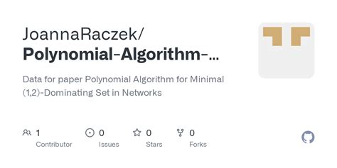 Github Joannaraczekpolynomial Algorithm For Minimal 1 2 Dominating