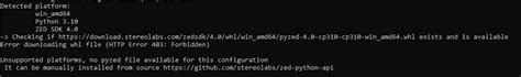 Availability Of Python In 4 0 SDK Stereolabs Forums