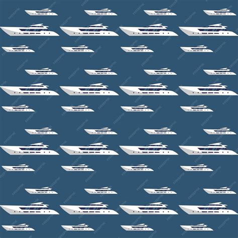 Premium Vector Vector Ship Pattern 3