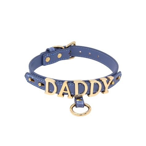 Nobü Fetish Cl6 Daddy Collar Blue Nobü