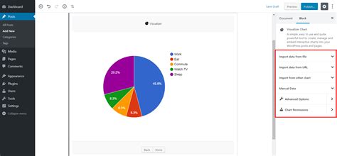 how can i create a chart themeisle docs