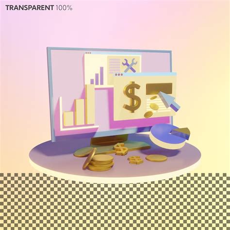 테이블에 비즈니스 그래프 프리미엄 Psd 파일