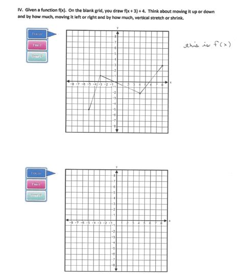 Solved IV Given A Function F X On The Blank Grid You Chegg
