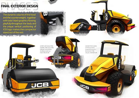 Jcb Compactor Facelift On Behance
