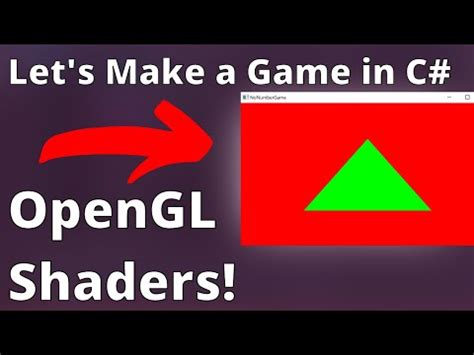 OpenGL Shaders Let S Make A Game In C Episode YouTube