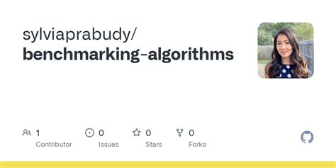 GitHub Sylviaprabudy Benchmarking Algorithms