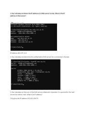 Lab 2 Docx 1 Run Nslookup To Obtain The IP Address Of A Web Server In Asia What Is The IP