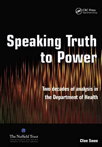 Speaking Truth To Power Smee Clive 9781857757811 Abebooks