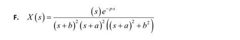 Solved Determine The Convergence Domain For The Laplace