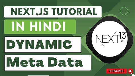 next js tutorial in hindi 26 generatemetadata for dynamic meta data in