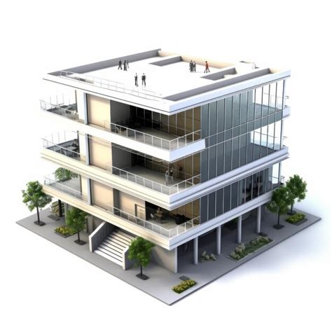 Premium Ai Image Completed Building D Rendering Of The Fully
