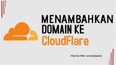 cara setting domain ke cloudflare gratis terbaru youtube