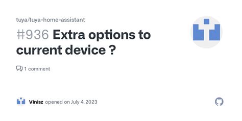 Extra Options To Current Device · Issue 936 · Tuyatuya Home