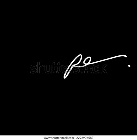 Pe Initial Handwriting Signature Logo Vector Stock Vector Royalty Free 2292906583 Shutterstock