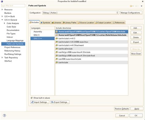 HowTo Use OpenFOAM With Eclipse OpenFOAMWiki