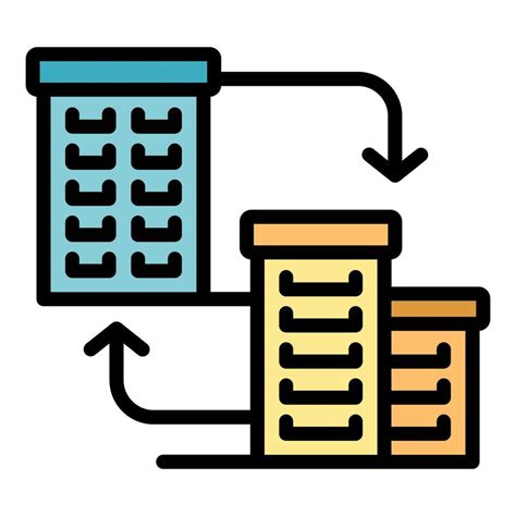 Company Decentralization Process With Buildings Showing Downsizing